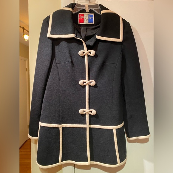 Lilli Ann Knit | Jackets & Coats | Vintage Lilli Ann Knit Black And ...